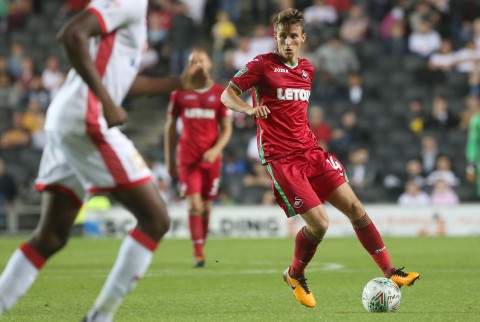 MK Dons v Swansea City - Tom Carroll 2.JPG | Swansea